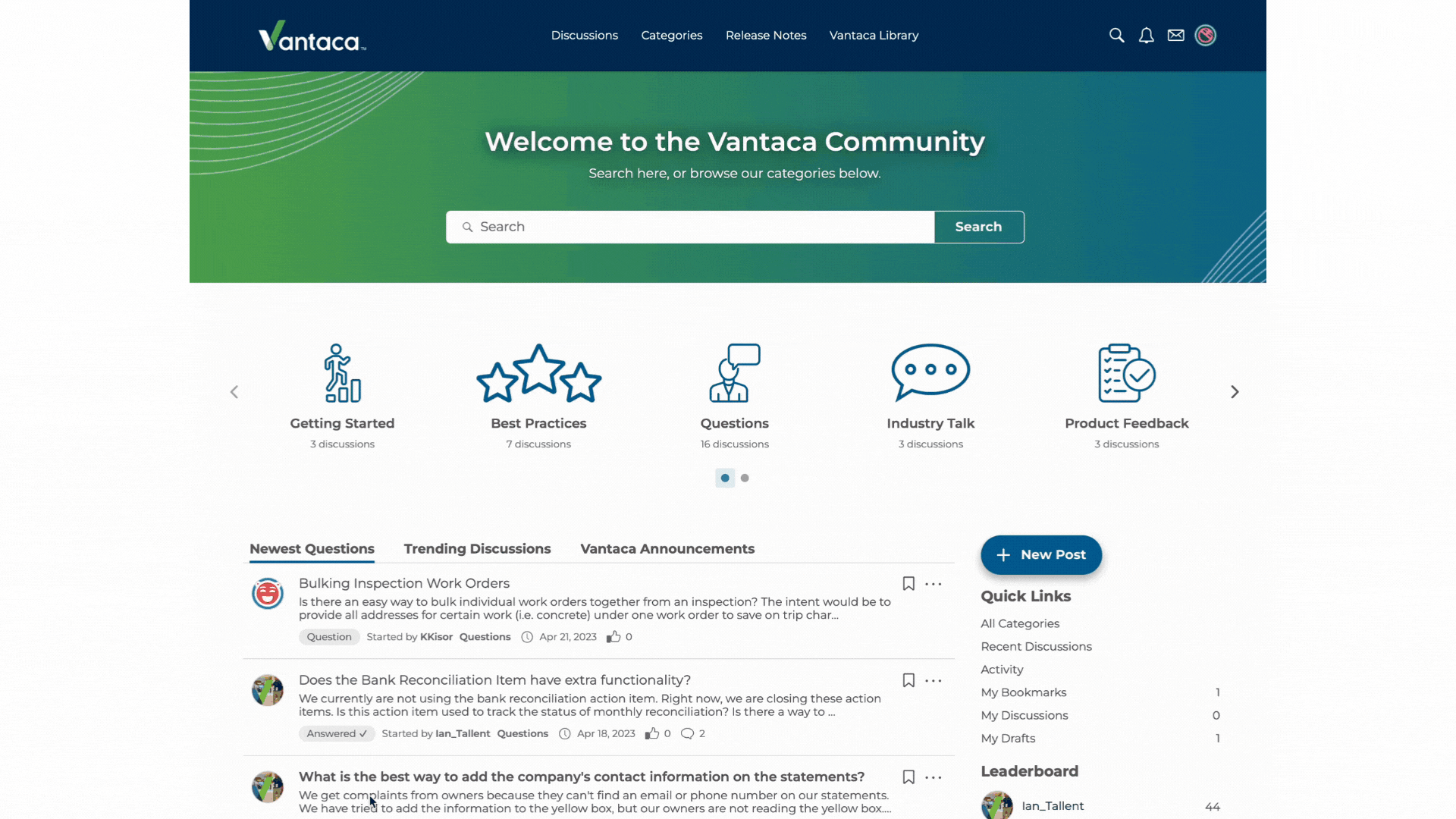 Vantaca Community: A Space for CAM Professionals